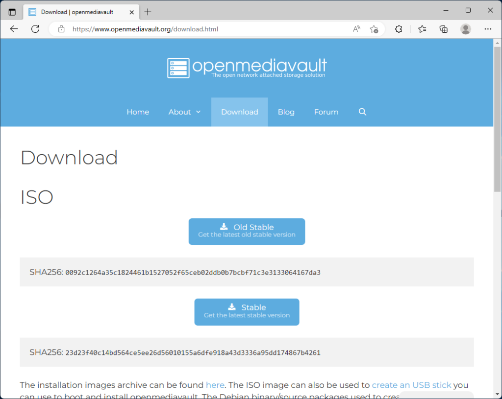 openmediavaultによるNASの構築 | スズメの千声